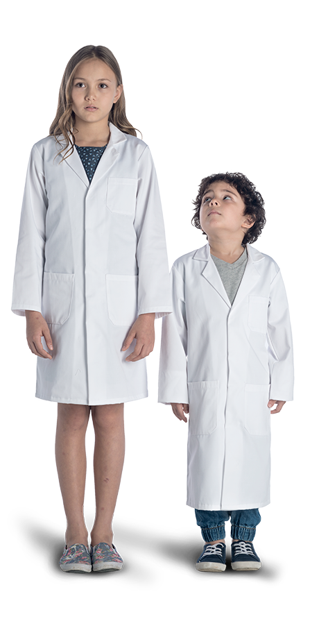 DR8 Junior Lab Coat - Kids Lab Coat - Dr. James